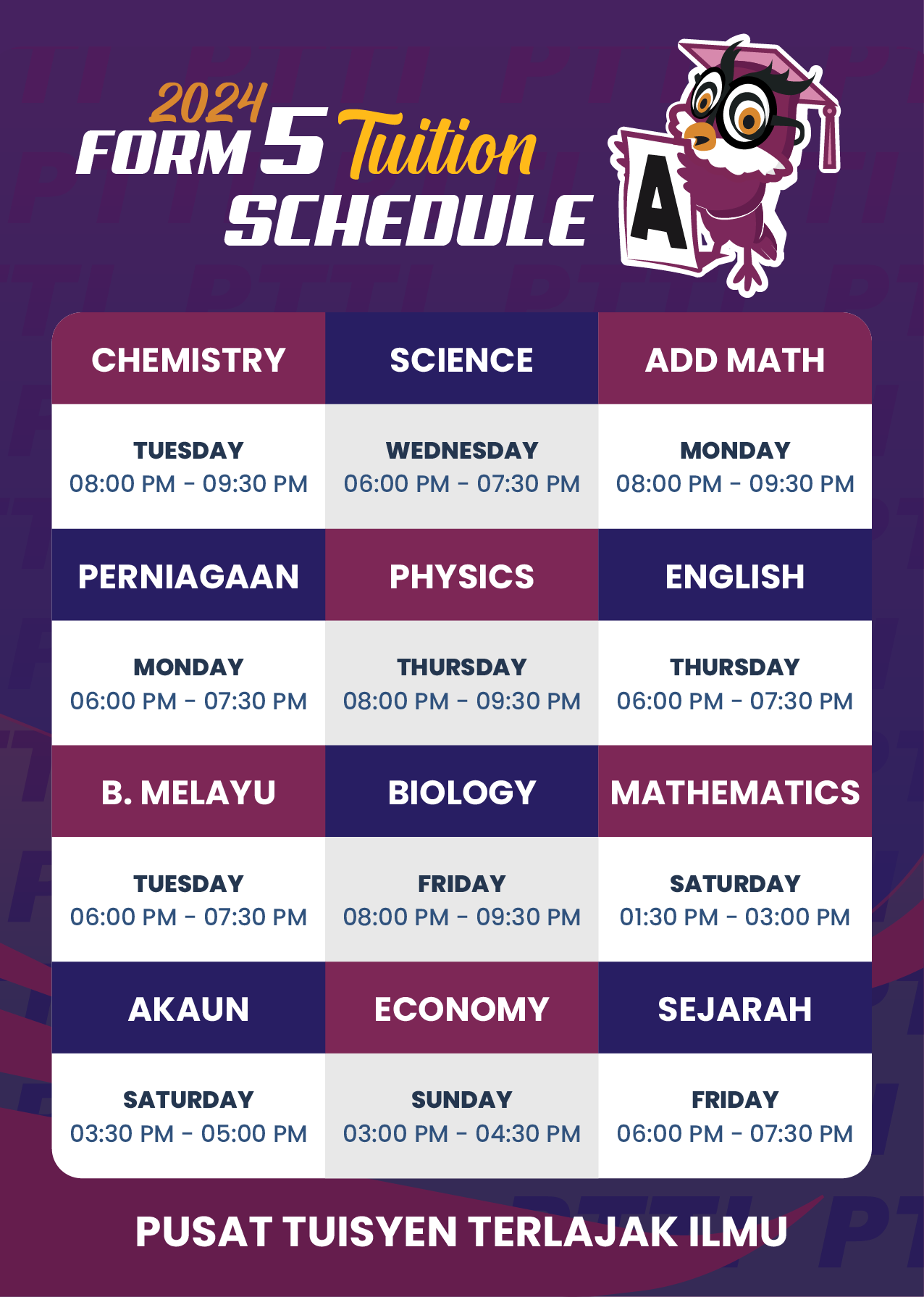 Pusat Tuisyen Terlajak Ilmu