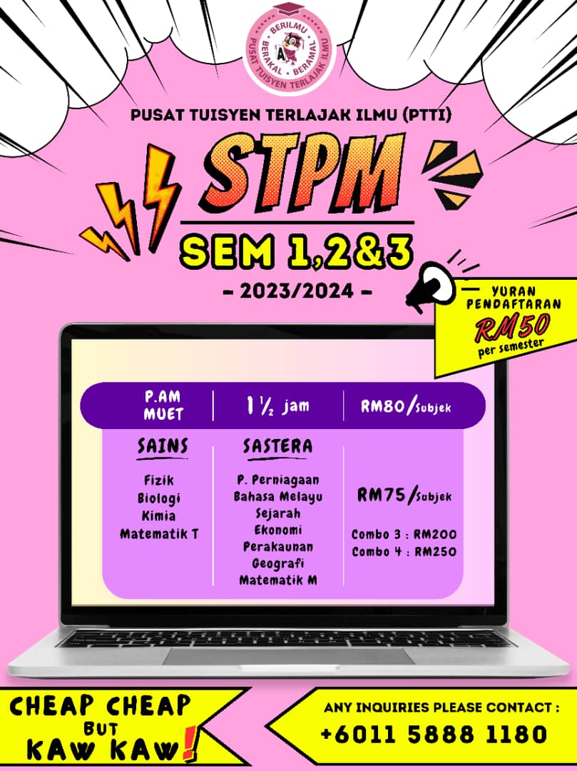 Pusat Tuisyen Terlajak Ilmu